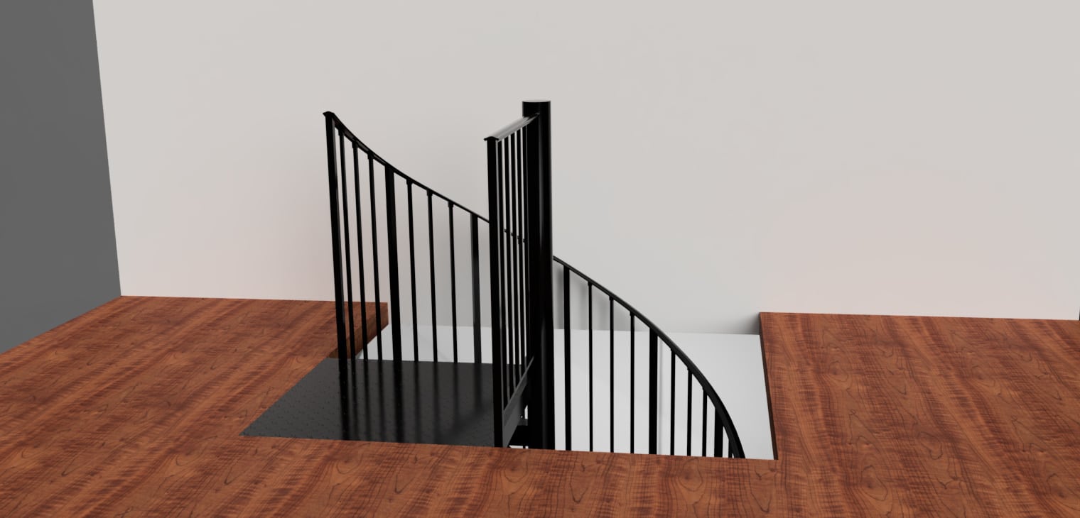 Custom Designed Spiral Staircases in USA | Custom & Prefab